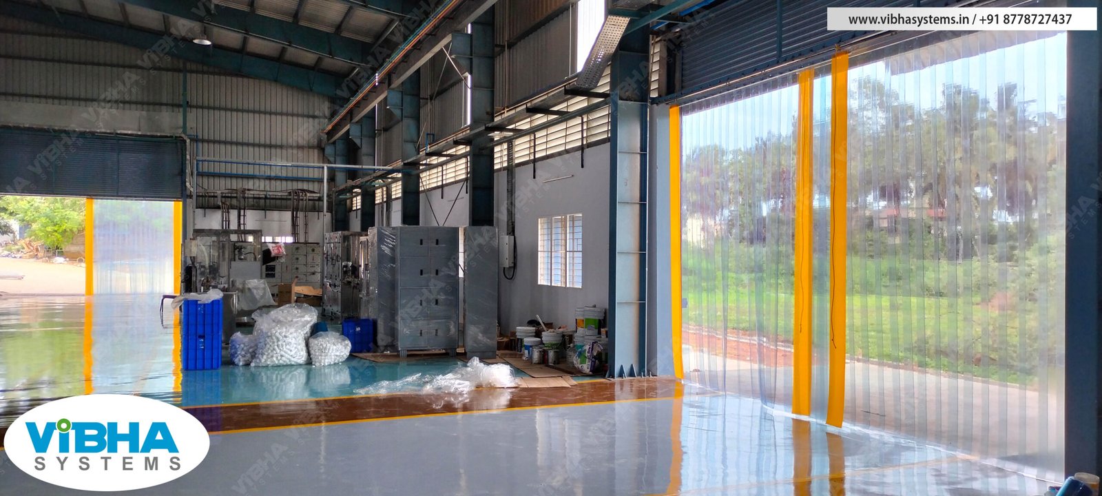 PVC Strip Curtains for Manufacturing Units Chennai, Bangalore - Vibha ...
